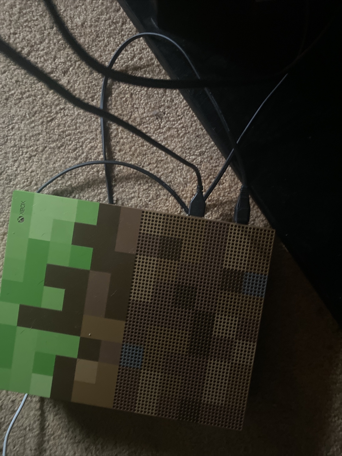 Microsoft Xbox One S Minecraft Limited Edition Bundle 1TB Green & Brown ...