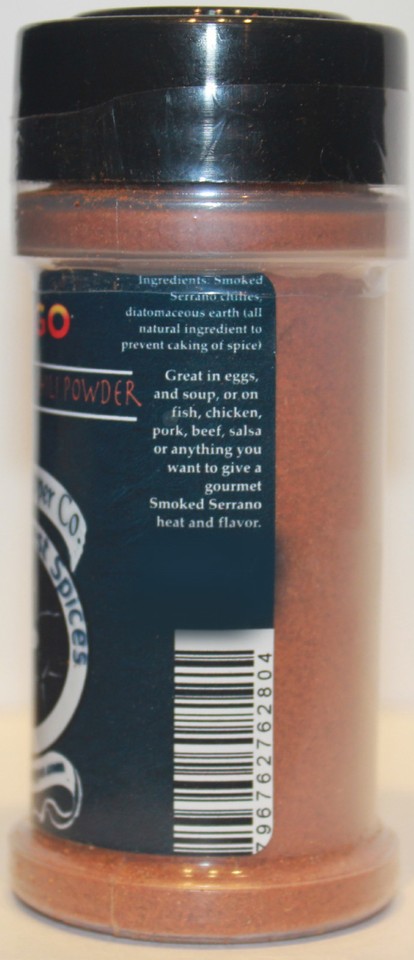 Chili Pepper Powder Serrano Smoked Chipotle Ground Powdered Hot Spice 1 ...