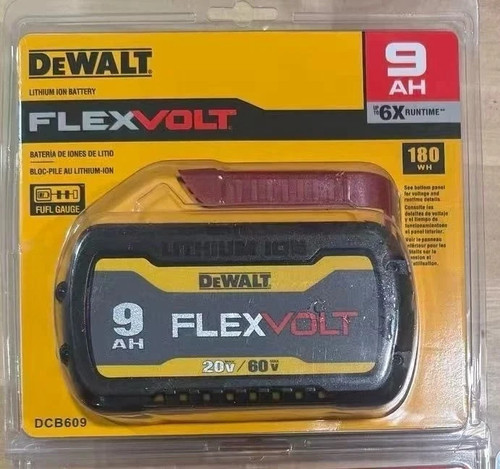 DEWALT DCB609 20V/60V MAX FLEXVOLT 9.0Ah Lithium-Ion Battery Tool ...