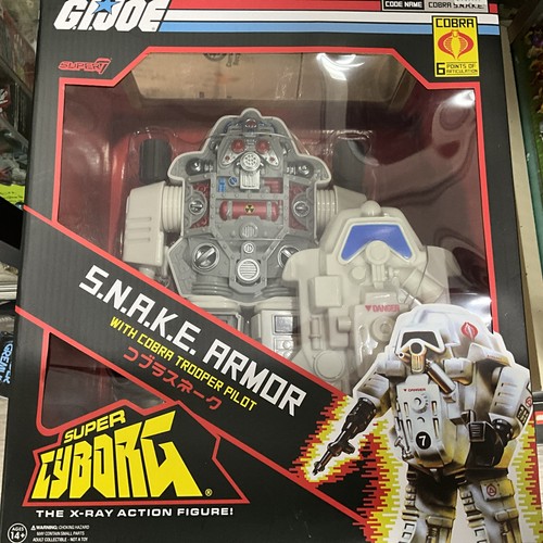 GI JOE COBRA S.N.A.K.E. BATTLE ARMOR SUPER7 COBRA SNAKE 12” SUPER ...