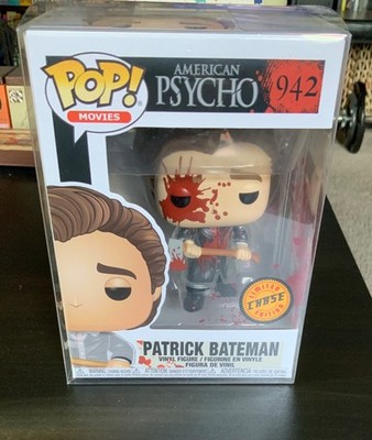 Funko Pop! Patrick Bateman American Psycho #942 CHASE - blood spatter ...