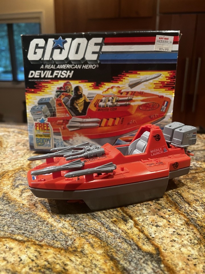 Vintage GI Joe - 1986 GI Joe Devil Fish - 100% Complete with Box | eBay