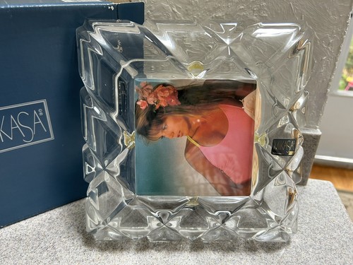 Mikasa Debut FROSTED Crystal Wedding Photo Frame | eBay