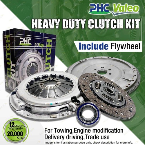 PHC Heavy Duty Clutch Kit & Flywheel for Toyota Hilux TGN127 2.7L 2TR ...
