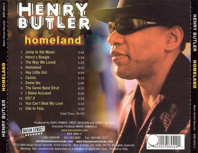 HENRY BUTLER HOMELAND NEW CD 652905080221| eBay