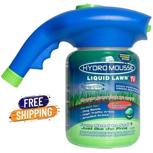 Hydro Mousse Liquid Lawn System - Grow Grass Where You Spray It | eBay