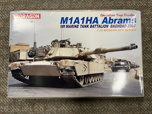 + Dragon 1:35 Modern AFV Series M1A1HA Abrams 1st Marine Tank Plastic ...