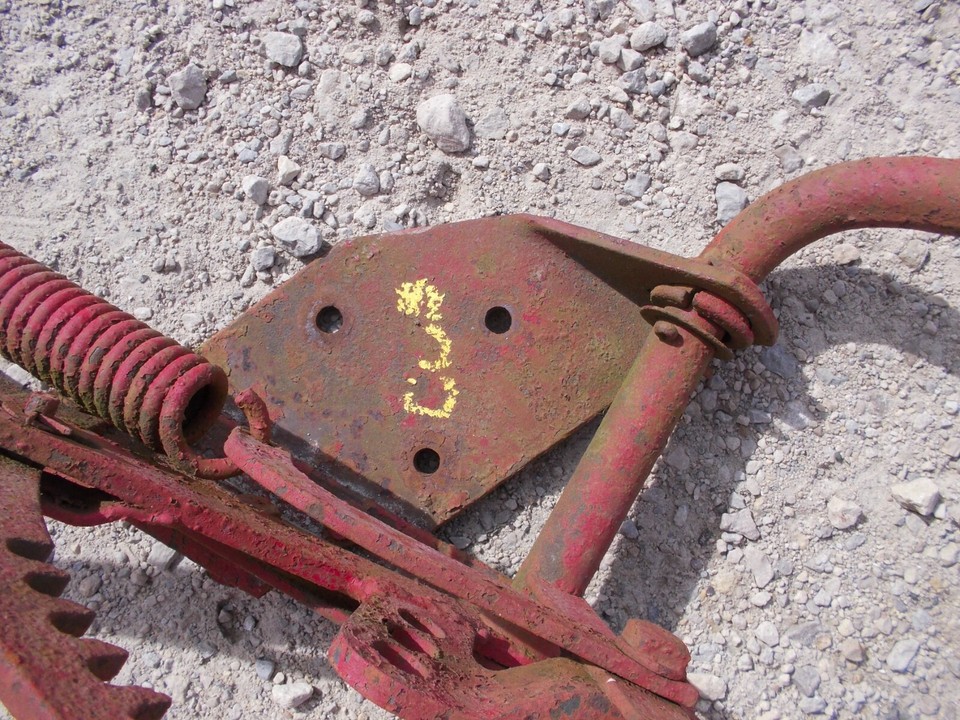 Farmall IH Cub tractor rear spring loaded implement hand lift | eBay