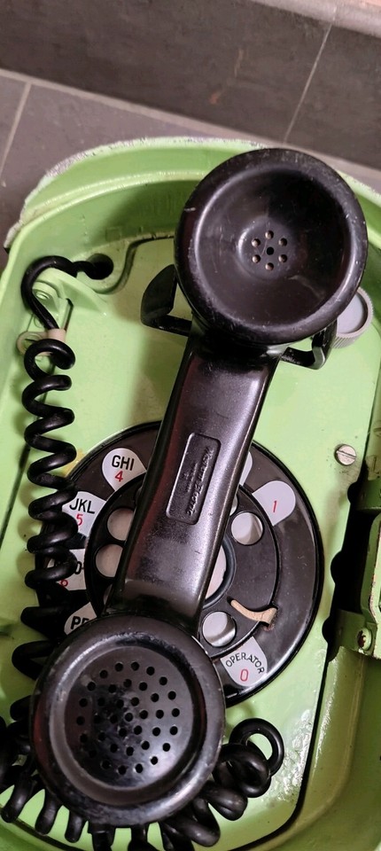VTG.1950s NYPD POLICE CALL BOX STREET TELEPHONE/ORIGINAL: GREEN ...