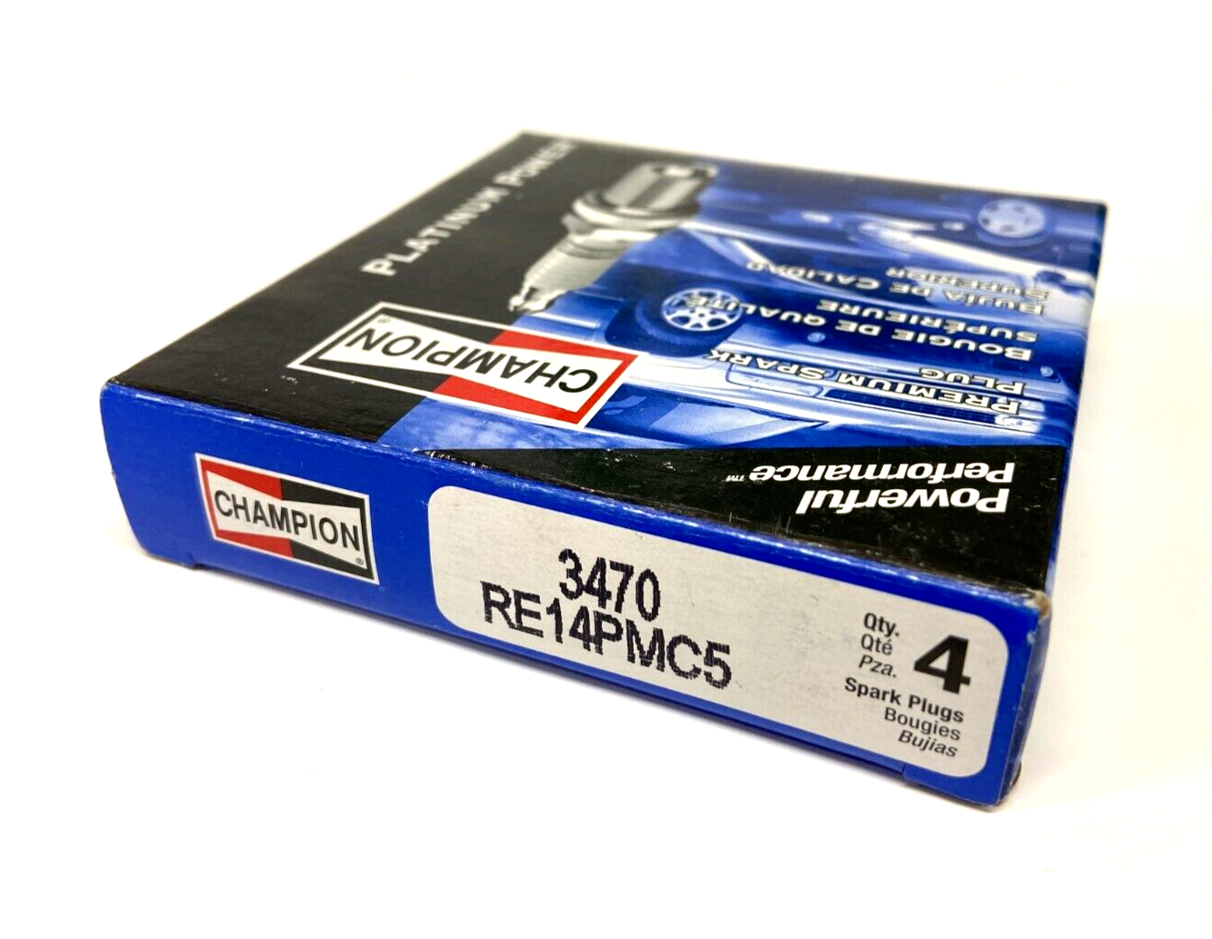 Lot of 4 Platinum Spark Plug Champion Spark Plug 3470 RE14PMC5 | eBay