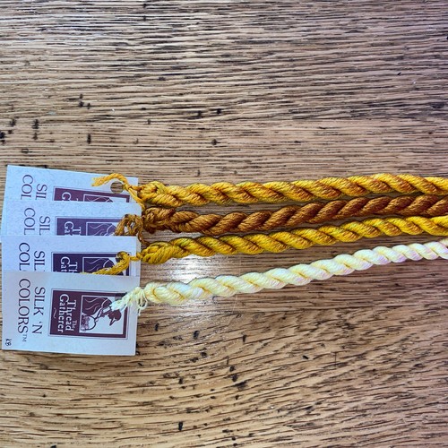 Lot of 4 Silk 'N Colors threads from The Thread Gatherer (Orange and ...