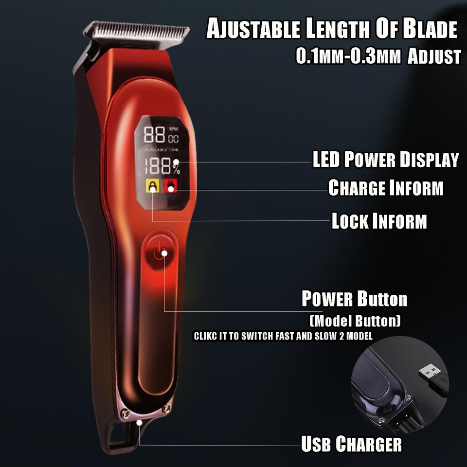 Cordless Clippers & Trimmers Set for Hair Cutting-Fast Charging, Precise & Sh... | eBay