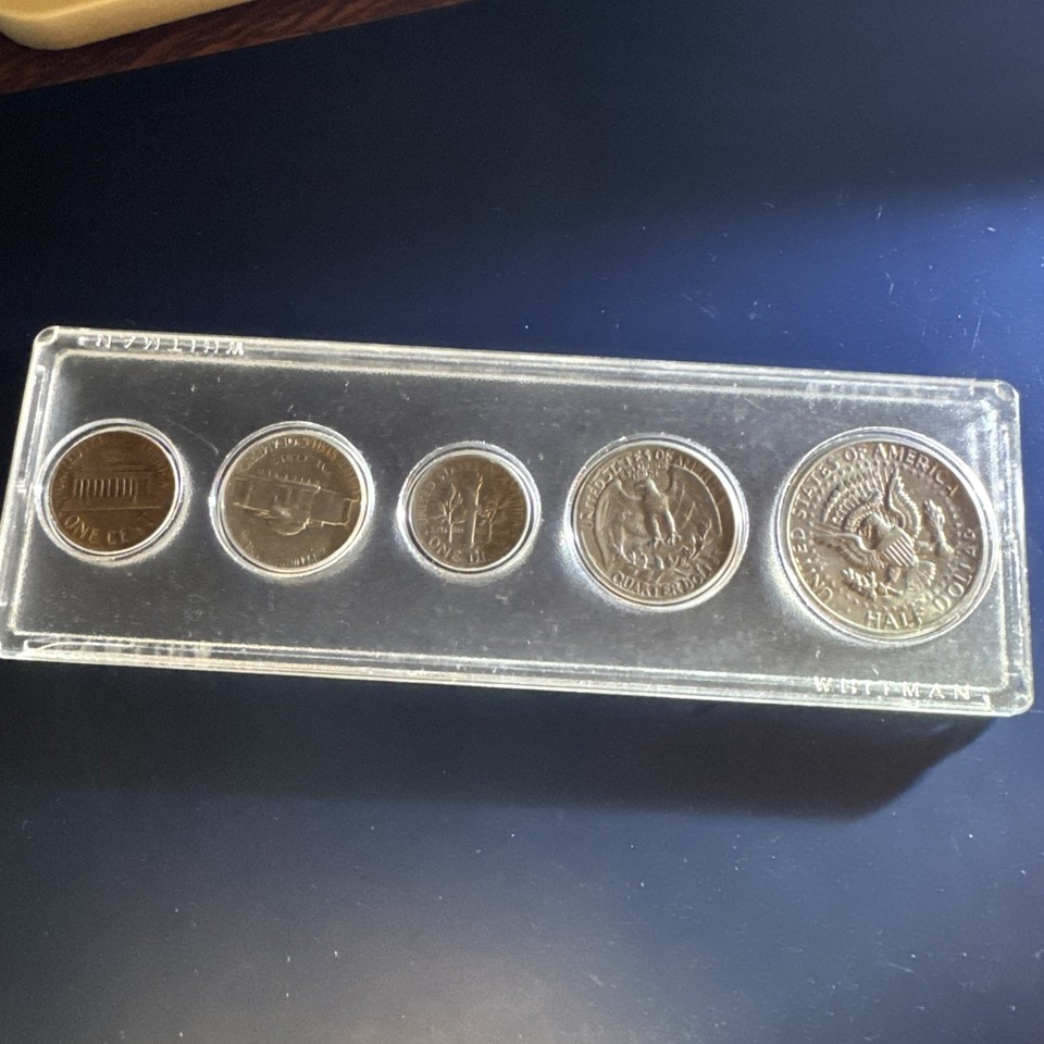 1972 Year Set 5 Coins in Circulated or Better Condition Collectible ...