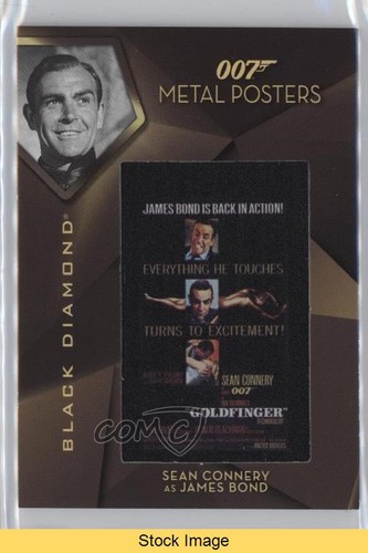 2025 James Bond Black Diamond 007 Metal Posters Goldfinger Sean Connery ...