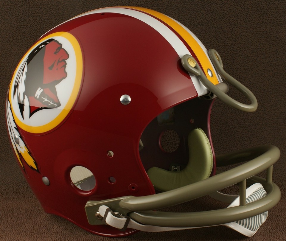 WASHINGTON REDSKINS 1972-1977 NFL Authentic THROWBACK Football Helmet ...