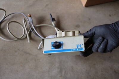 PC Concepts 4 Way Manual Dial Computer Input-Output ABCD Data Switch ...