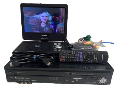 Panasonic DMR-EZ485V VHS/DVD Dubbing Recorder Player with Remote ...