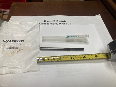 LMT ONSRUD 61-084, 1/4", Single Flute Carbide Routing End Mill, Router ...