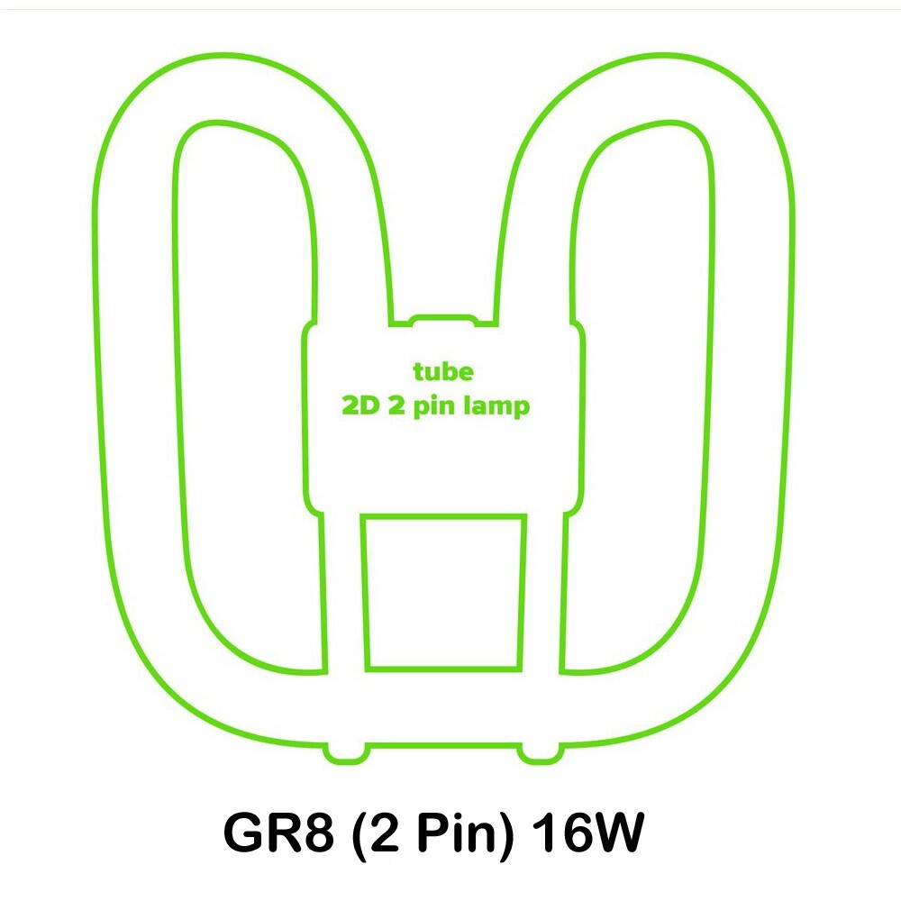 Light Bulb Fluorescent 2D Lamp 28W GR8 2 Pin White Energy Saving Slim ...