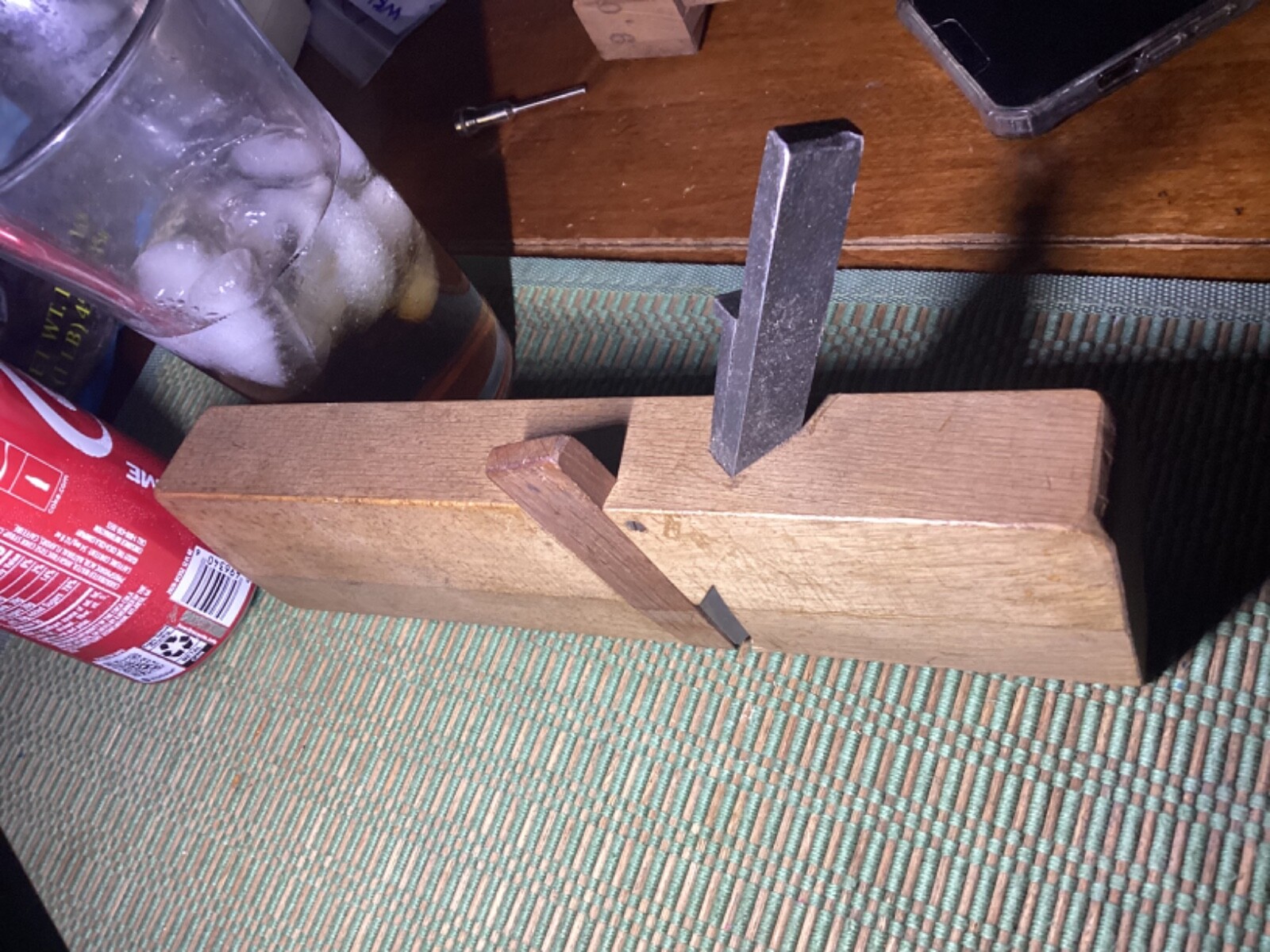 AUTHENTIC JAPANESE WOOD PLANE RABBET/CORNER #Y84D | eBay