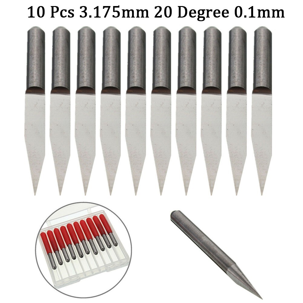 High Quality 3175mm Shank Carbide PCB Engraving Bits for CNC Router ...