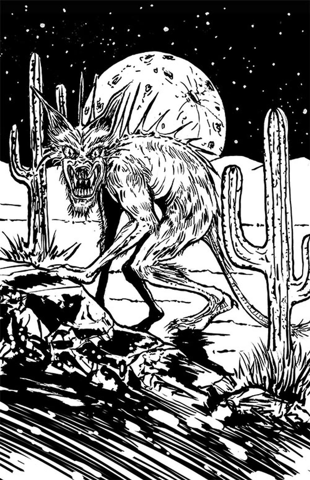 CHUPACABRA CRYPTID POSTER ART PRINT SERLO | eBay