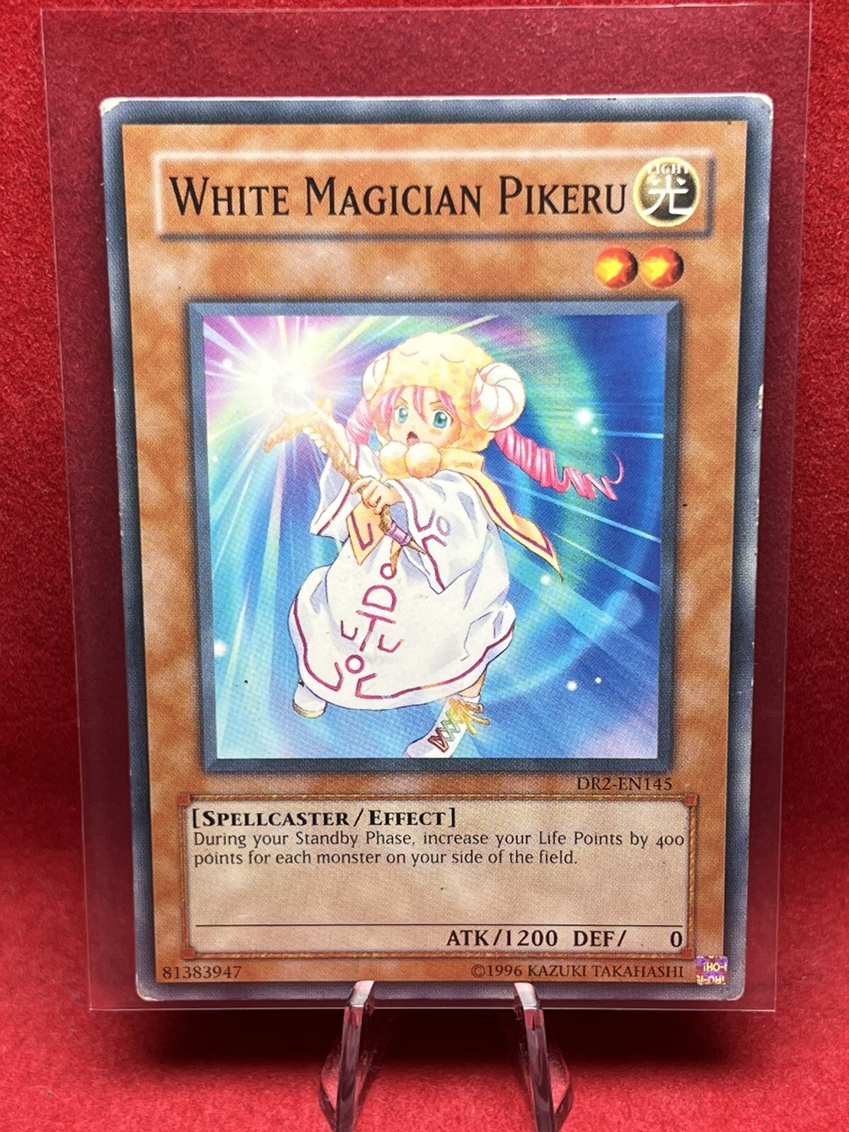 1996 Yugioh Card *White Magician Pikeru* Dark Revelation V.2 #DR2-EN145 ...
