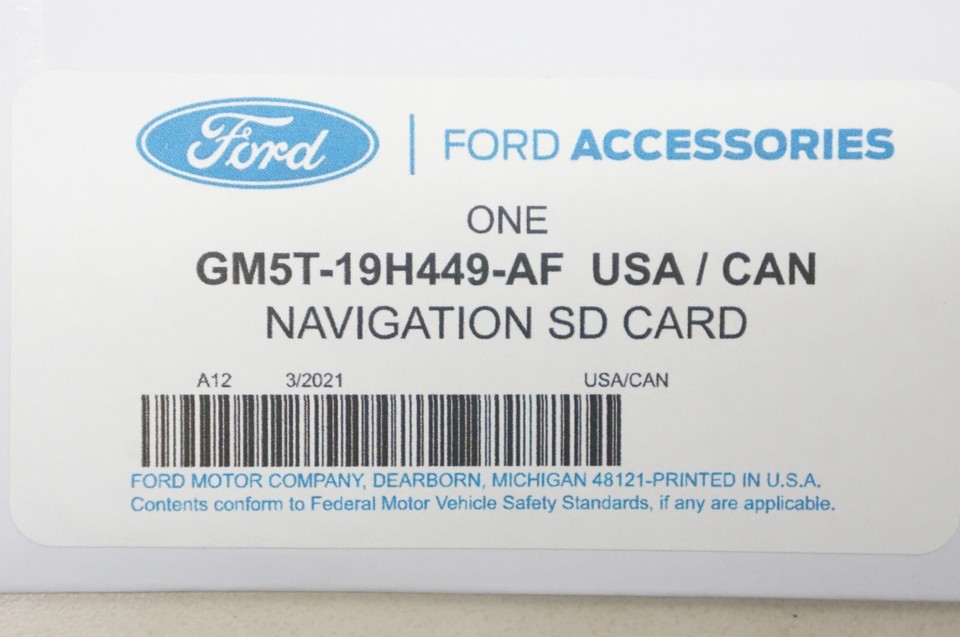 14-16 Ford F-150 Explorer Lincoln Navigation SD CARD Map GM5T-19H449-AF ...