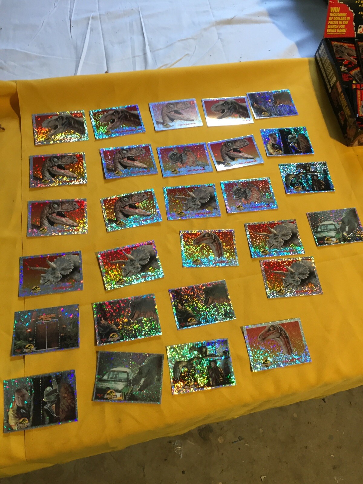Vintage 1993 Jurassic Park Movie Collectors Cards Box Sealed Very Rare vintage-1993-jurassic-park-movie-collectors-cards-box-sealed-very-rare
