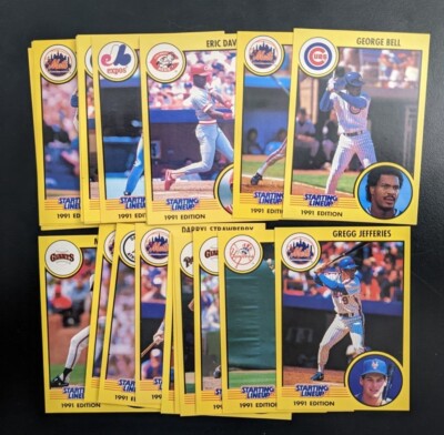 1991 Starting Lineup Baseball Cards - Pick 1 Card - Gooden, Sax ...