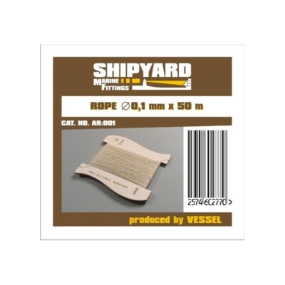 Rope Ø0.1mm X 50m Thread For The Construction Of Sailing Models Of ...