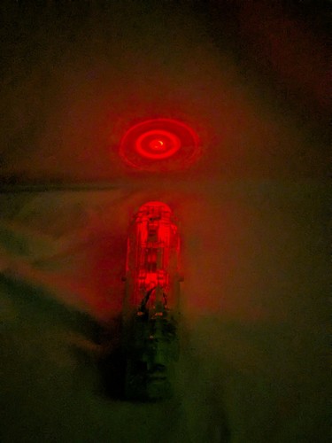 NERF Dart Gun Red Dot Tactical Light Laser Rare Clear Green Tested ...