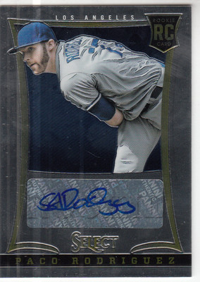 2013 Select #240 Paco Rodriguez AU/500 Rookie Card RC Auto - NM-MT | eBay