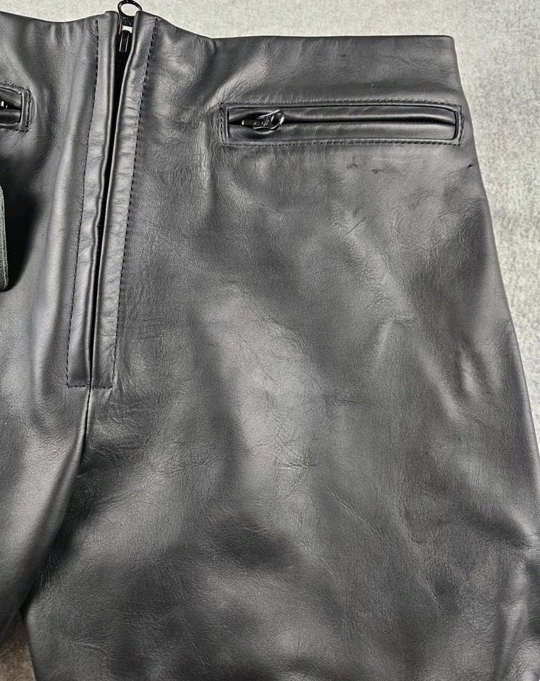 Harley Davidson x Vanson Women's Moto Leather Riding Pants 96343-24CW ...