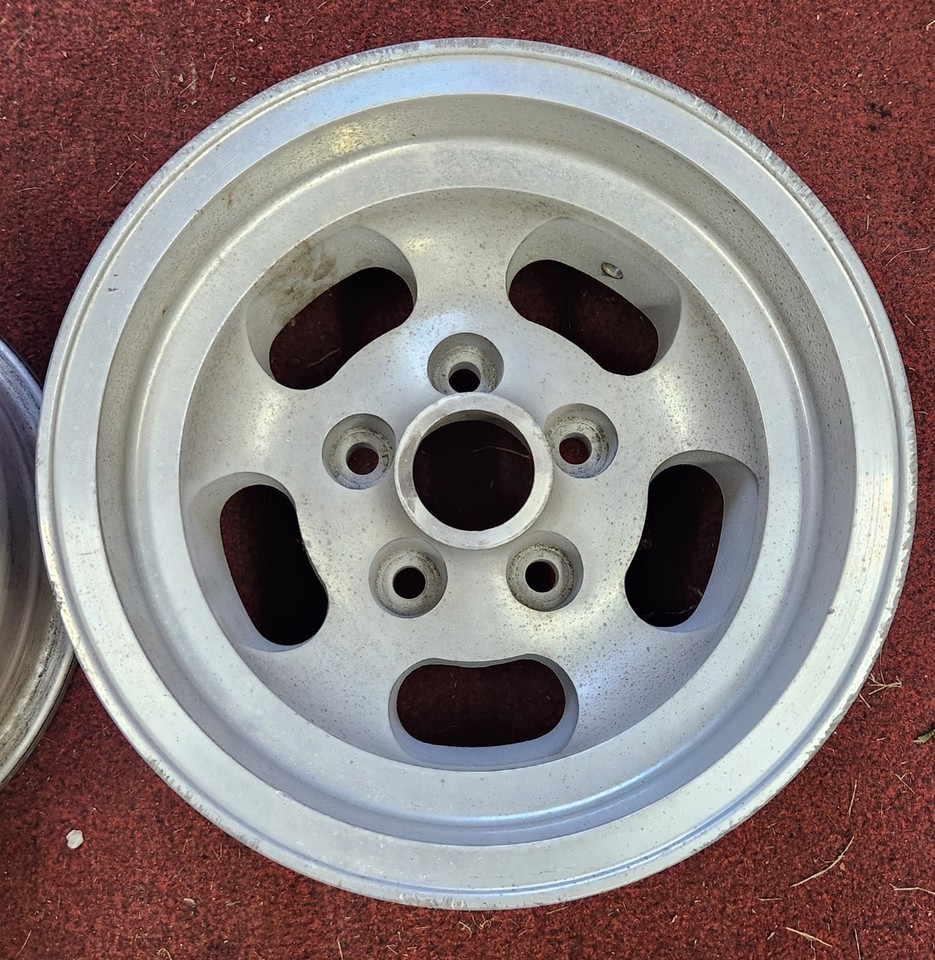Rare vintage 14 x 7 Cragar Screamer Aluminum slot mag wheel 5 x 4.75 ...