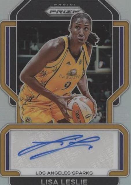 2022 Panini Prizm WNBA - Signatures Lisa Leslie #SG-LLS Silver Prizm ...