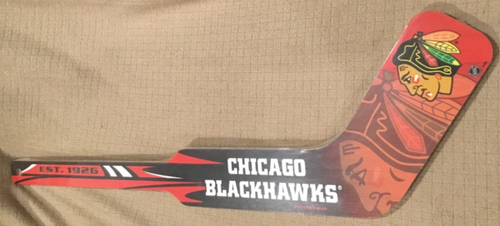 Chicago Blackhawks Est. 1926 Logo Mini Goalie Hockey Stick | eBay