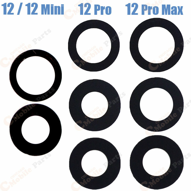 iPhone 12/12 Mini / 12 Pro / 12 Pro Max Rear Back Camera Glass Lens ...