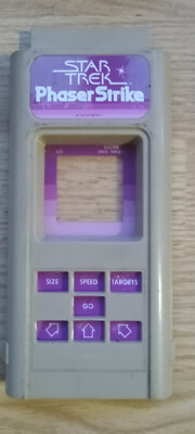 Microvision Milton Bradley Vintage 1980 Phaser Strike Game Cartridge ...