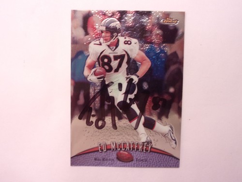 Ed McCaffrey 1998 Topps Finest Handsigned Autograph Card # 117 | eBay