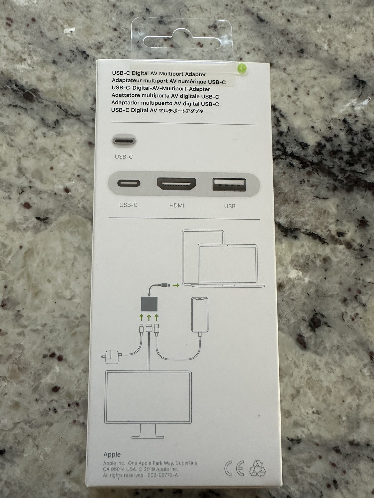 Apple MUF82AM/A USB-C Multiport Adapter for sale online | eBay