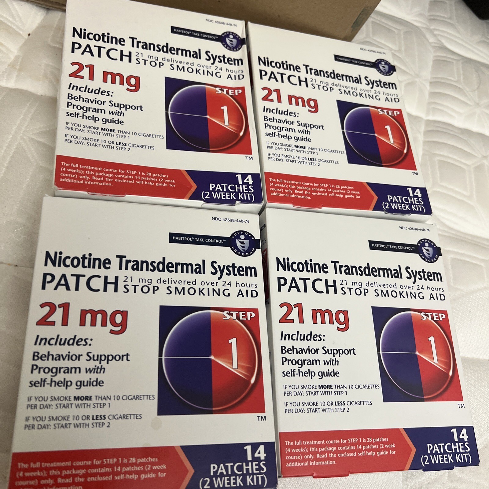 56 Harbitrol Nicotine Patch Transdermal System Step 1 21mg 14ct Ex10/2024 848985001526 | eBay