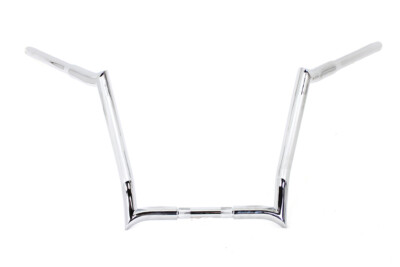 14 inch Z-Bar Handlebar without Indents Chrome fits Harley Davidson | eBay