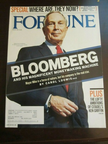 Fortune Magazine April 2007 Michael Bloomberg Money Making Machine T10 ...