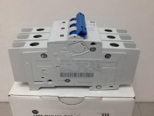 Allen Bradley Circuit Breaker 1489-m3c400 Ser. D 1489m C 40a ...