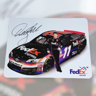 Denny Hamlin 2014 JGR TOYOTA FEDEX #11 NASCAR 75 GREATS autographed ...