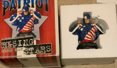Patriot Captain America Rising Stars Resin Bust Figure #/1000 in Box ...