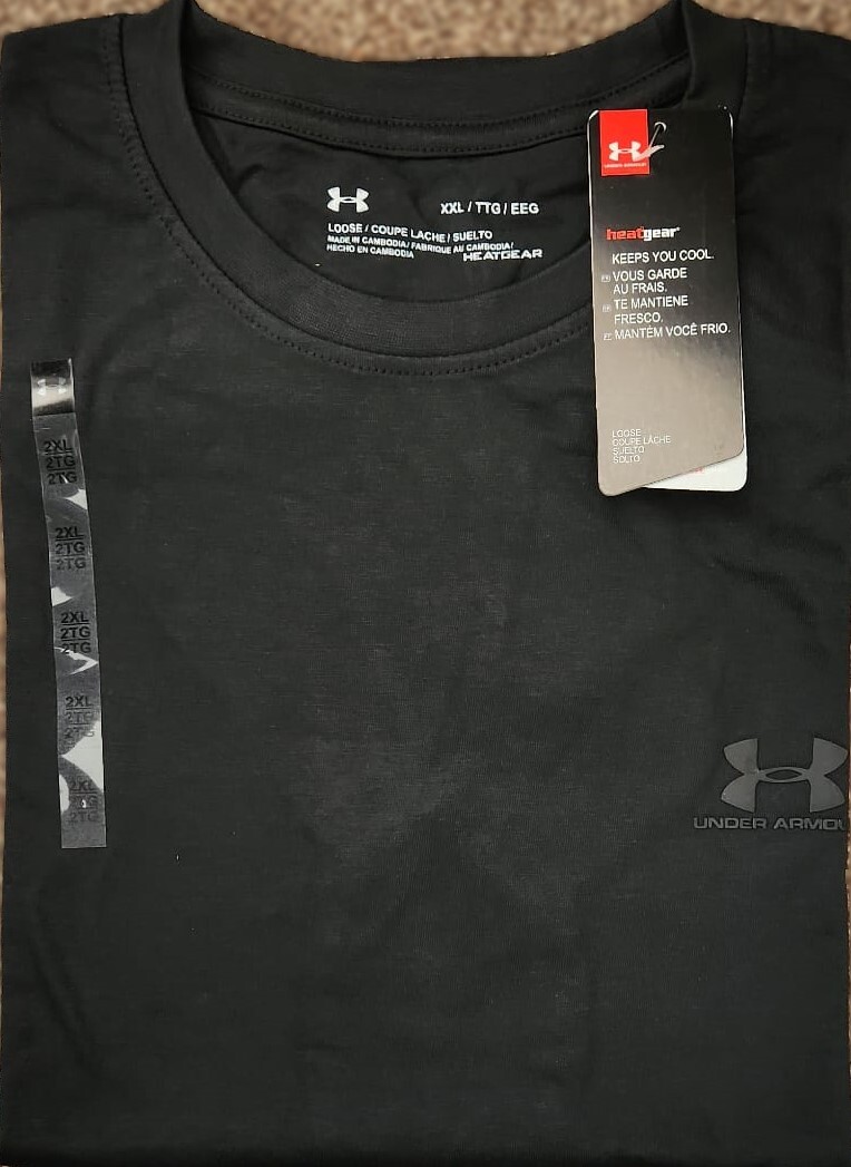 Under Armour Heat Gear Short Sleeve Crew Neck Men's T-shirt Multi ...