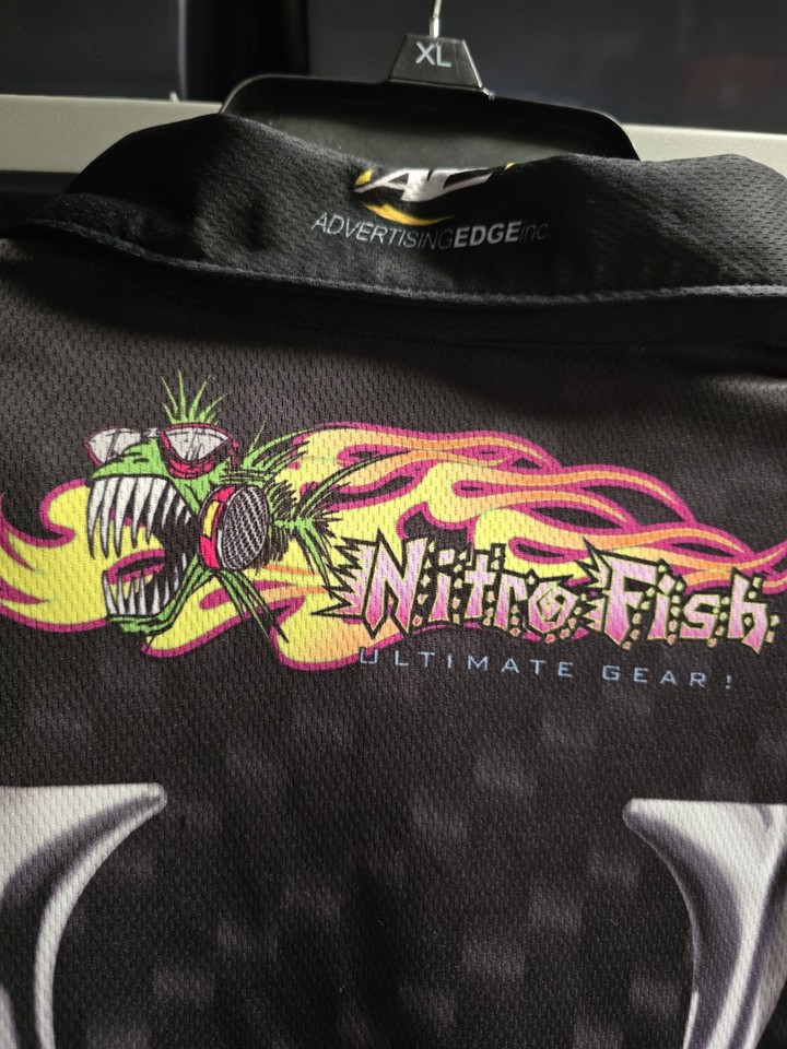 NHRA Team Viper Racing Mello Yellow Nitro Fish Team Pit Crew Shirt 2XL ...