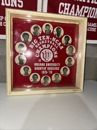 1976 IU Indiana University Collectible Basketball 🏀 Bob Knight Shadow ...